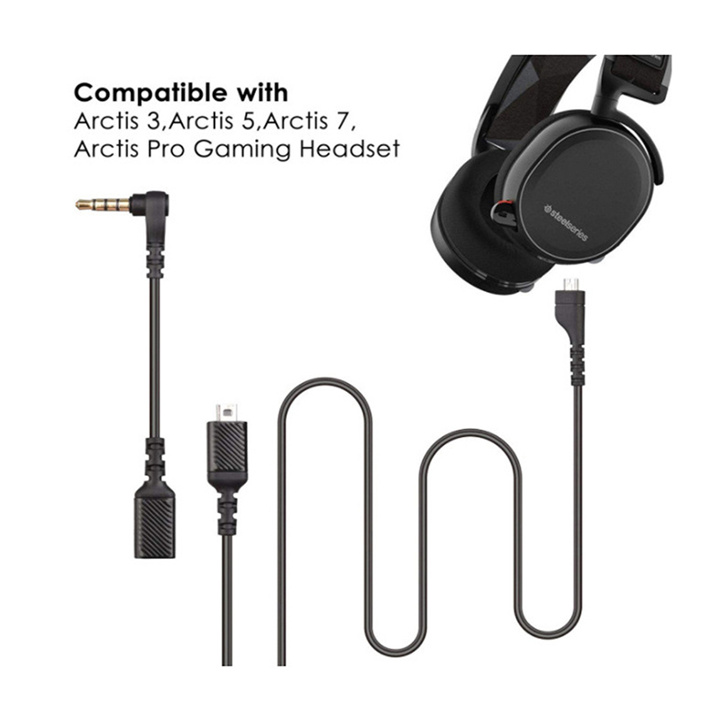 Replacement Sound Card Audio Cable for Steelseries Arctis 3 5 7 ...