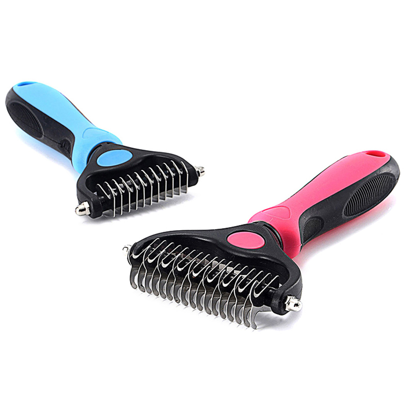 Spazzola per strumenti di toelettatura Pet Pro autopulente spazzola per cane spazzola per gatto spazzola per toelettatura petto ILUK