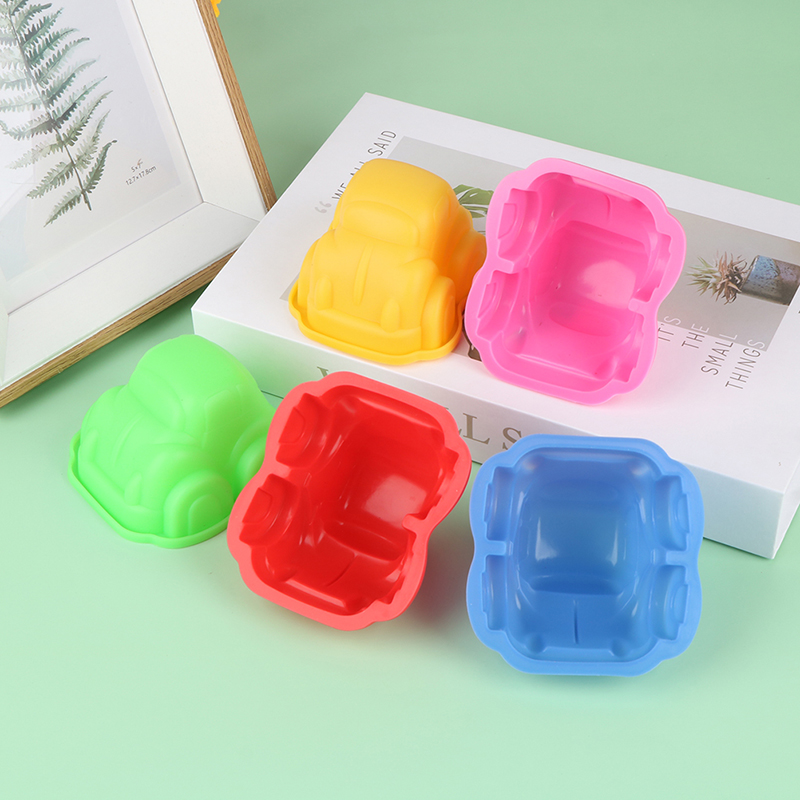 Cute Car Shaped Silicone Cake Mold DIY Baking Pan Handmade Soap Mold ...