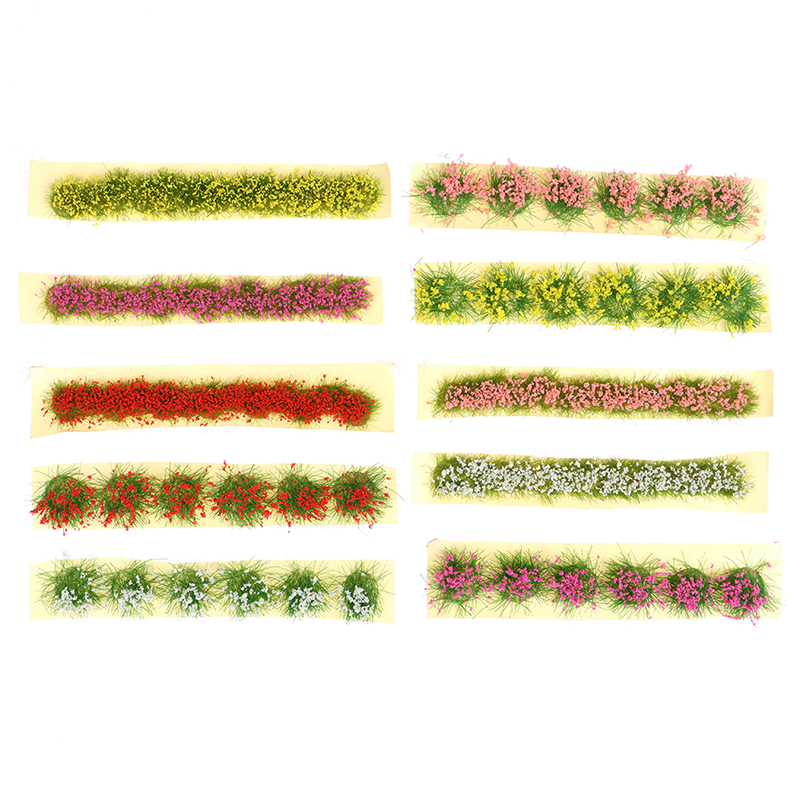 Realistic Flower Tuft Simulation Model Sand Scene Miniature Grass ...