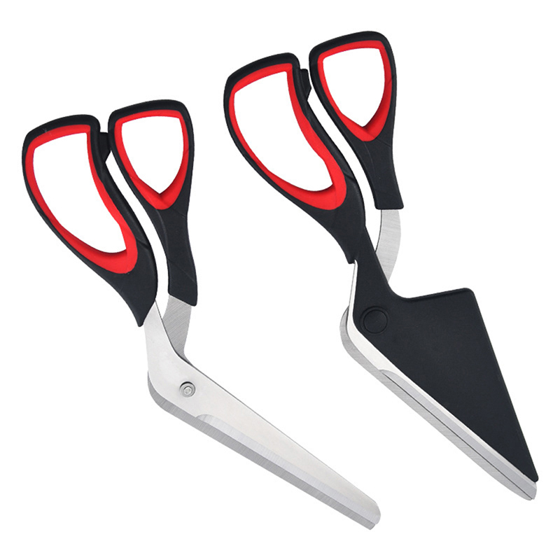 Multifunctional Pizza Scissors Detachable Stainless Steel Steak Pancake Scissors