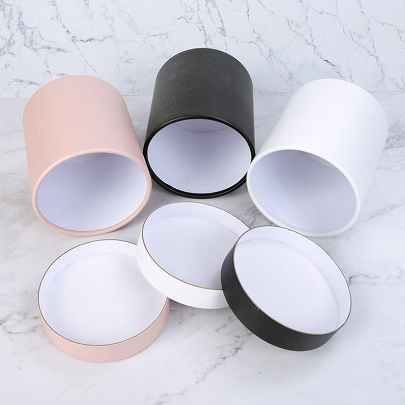 Flower Box 12cm Round Cardboard Gift Boxes Wedding Party Rose Flower ...