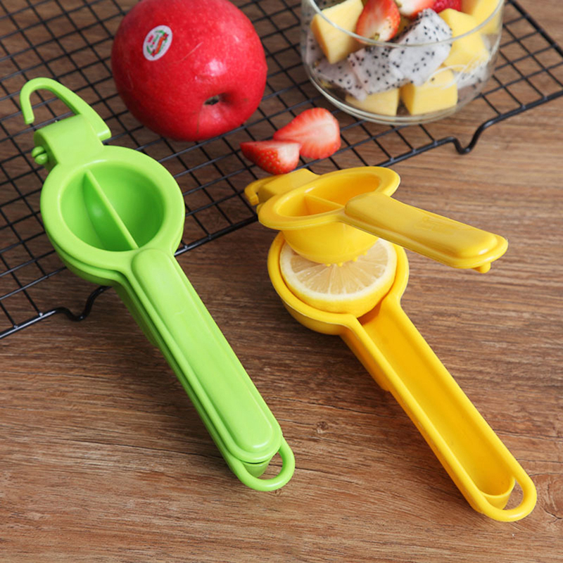 1Pc Plastic Lemon Clip Kitchen Thickening Manual Fruit Juicer Mini ...