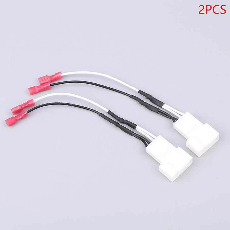 2PCS Car Tweeter Dash Front Speaker Wire Harness Cable Adapter For Toyota Tacoma