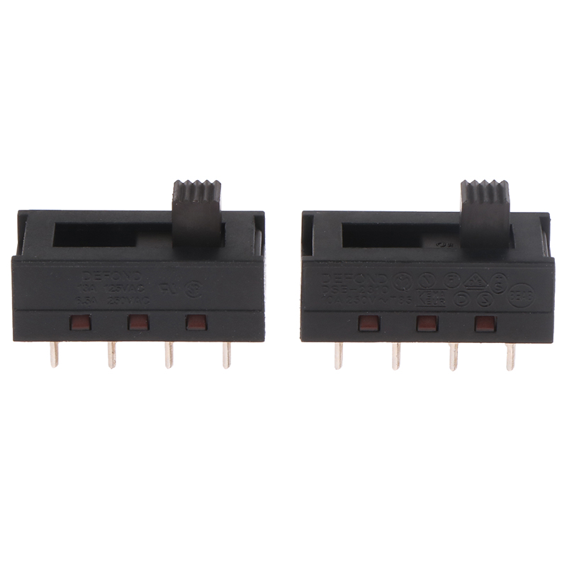 2Pcs DSE-2310 Pointed Pins 0A250V Toggle Switch Slide Switch For Hair ...