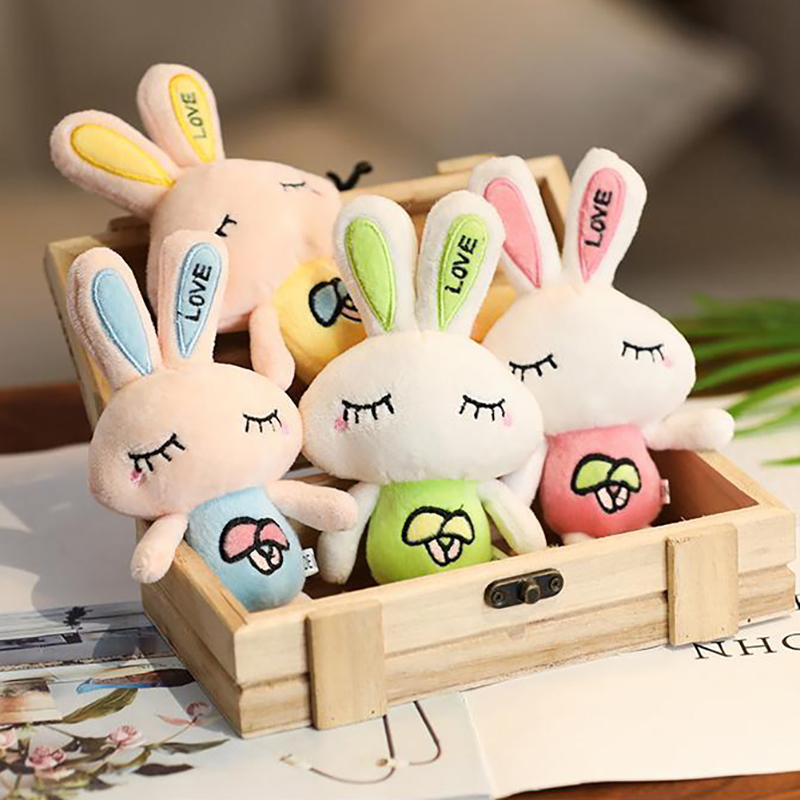 1Pc Lovely Rabbit Stuffed Plush Animal Bunny Toy For Baby Girl Kid Gift Doll Pe