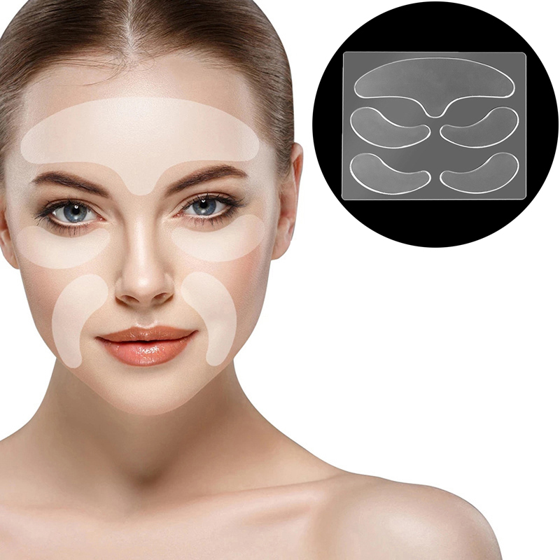 Anti Wrinkle Silicone Pads Forehead chin stickers Eye Sticker Skin Care ...