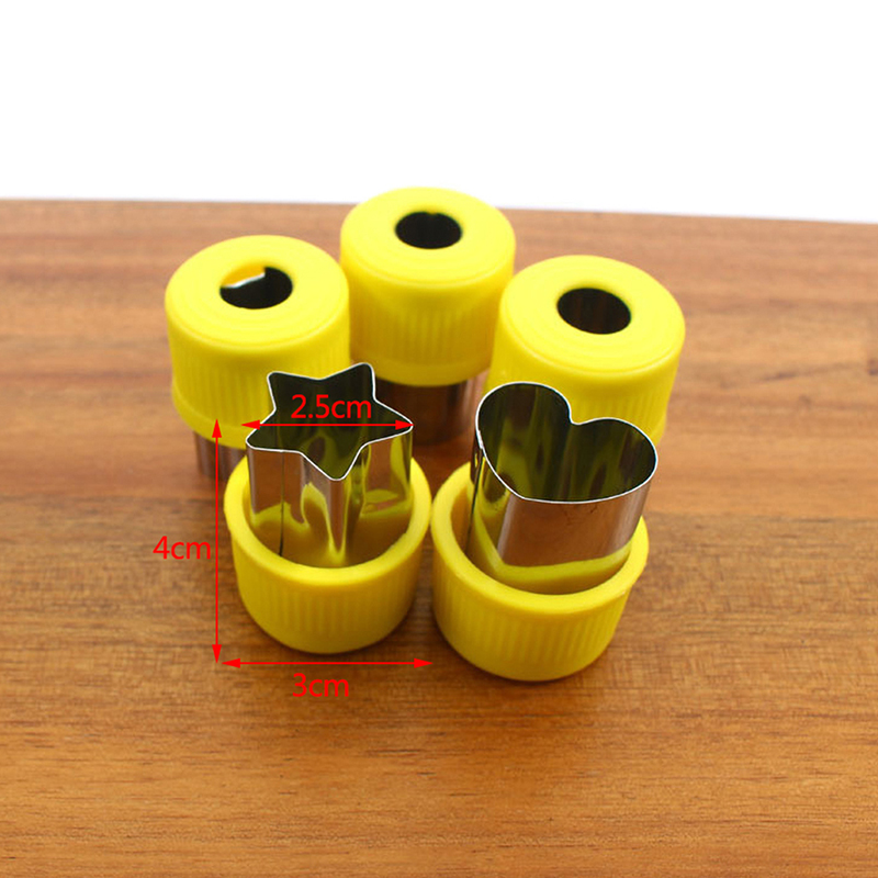 5 Pcs Vegetable Cutters Shapes DIY Cutter Flower Shaped Treats Fruit ...