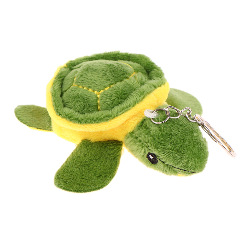 10CM Cute Turtle Stuffed Doll Soft Plush Toy Keychain Bag Decor Pendant Kid  H❤W