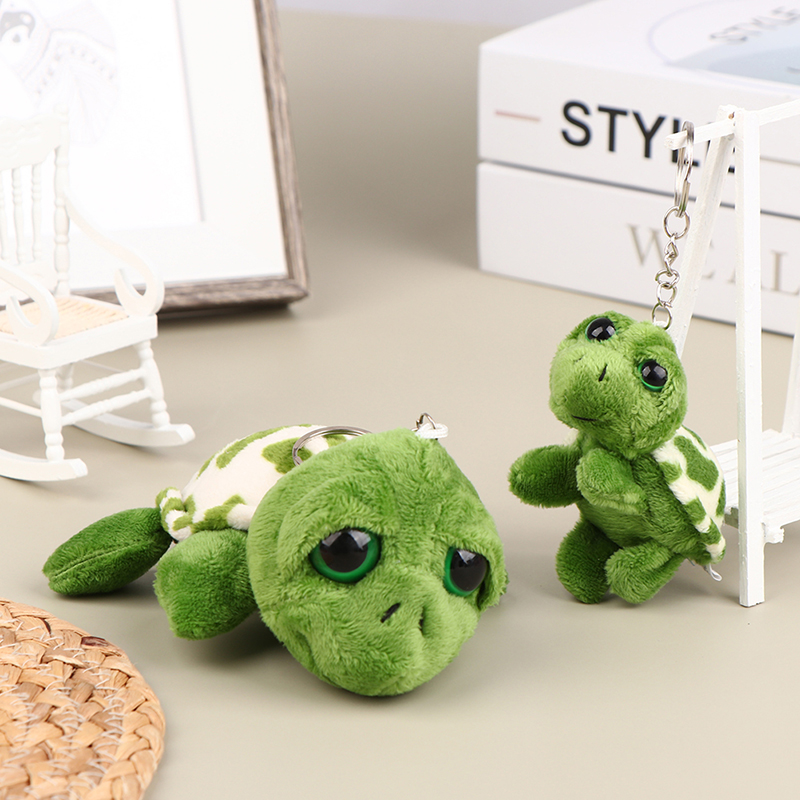 7/10CM Turtle Plush Stuffed Doll Soft Plush Toy Keychain Bag Pendant Kid Gif H❤W