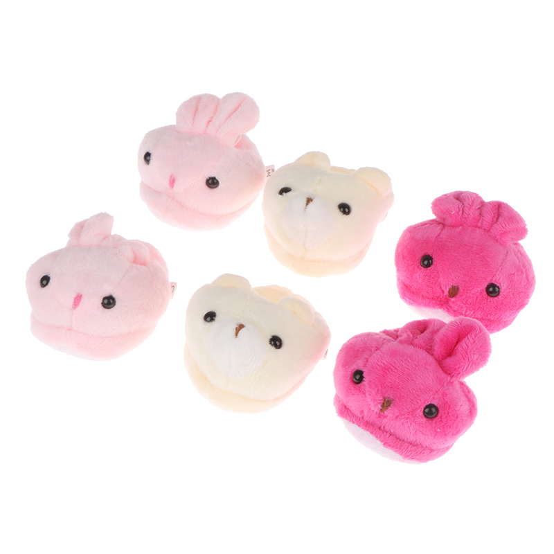 1Pair New Plush Slipper Wear For 43cm Baby Doll 17Inch Doll Shoes And Accesso Pe