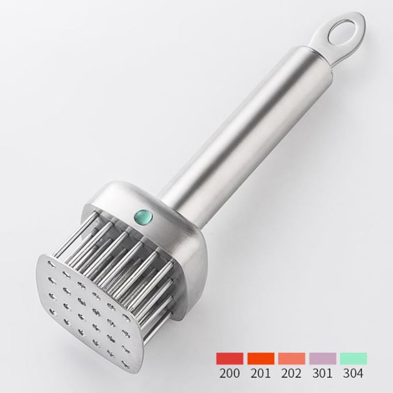 24 Pins Stainless Steel Machine Needle Portable Meat Hammer Kitchen Tool