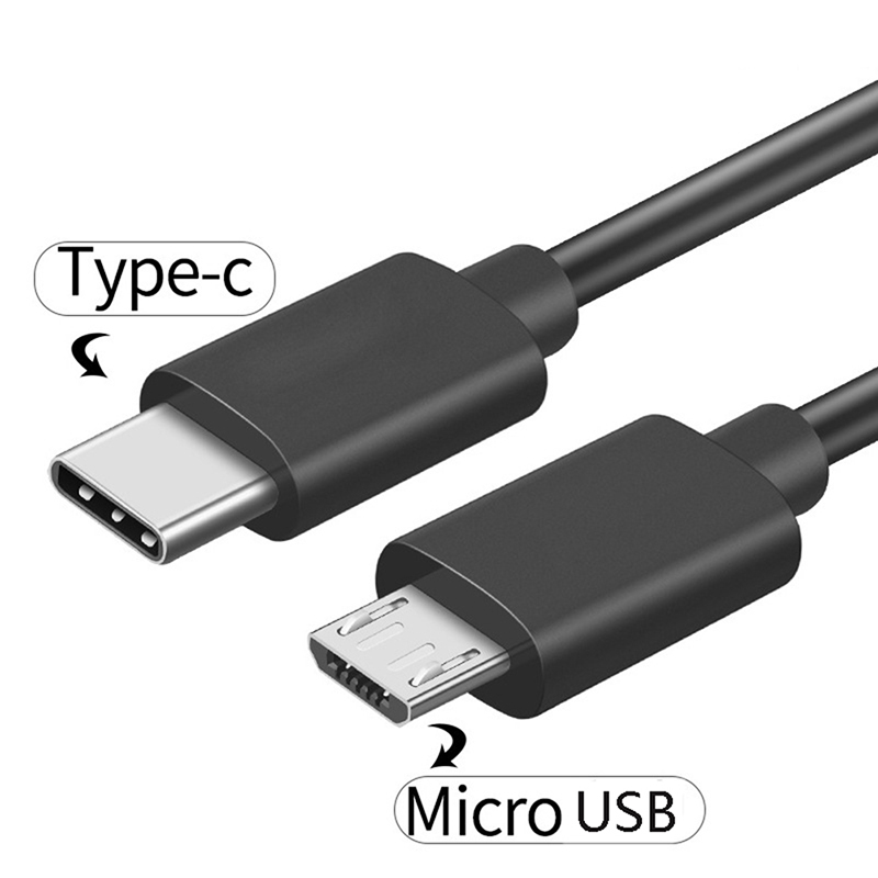 Type C USB-C to Micro USB Male To Male Sync Charge OTG Reverse Charge ...