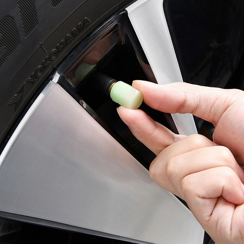 Tappi Valvola Luminosi Verde Fluorescente Notte Incandescente Mozzo Pneumatici Luminoso De Th