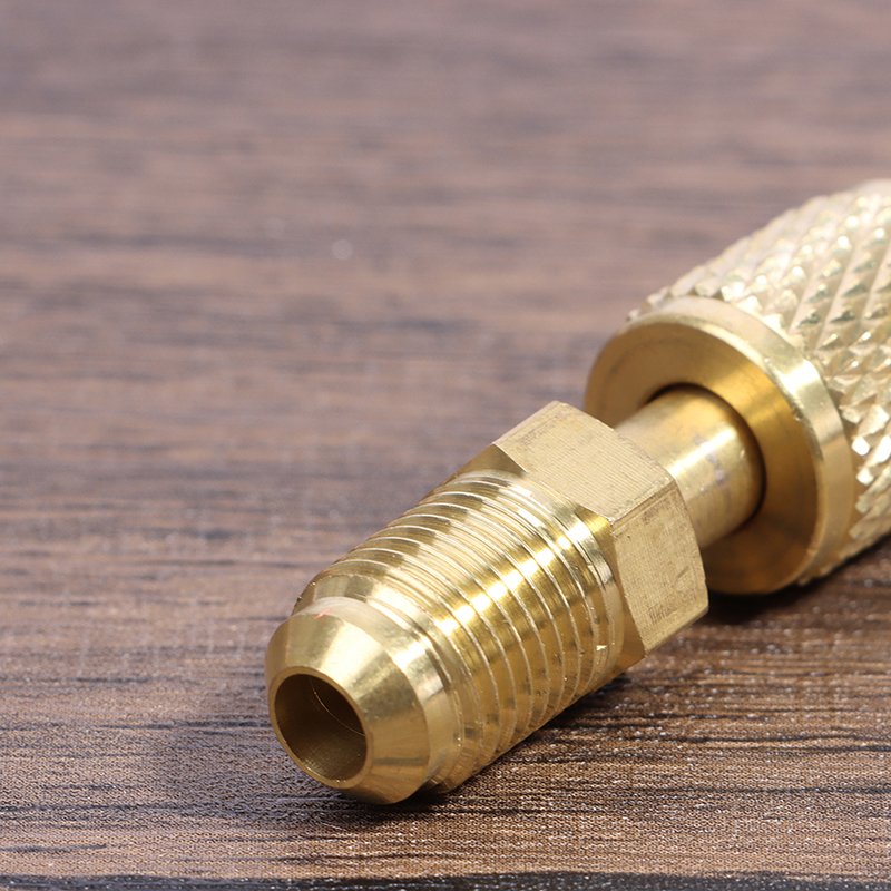 Air Conditioning Adapter Quick Coupling Brass Adapter 5/16 M SAE To 1/4 SAE F