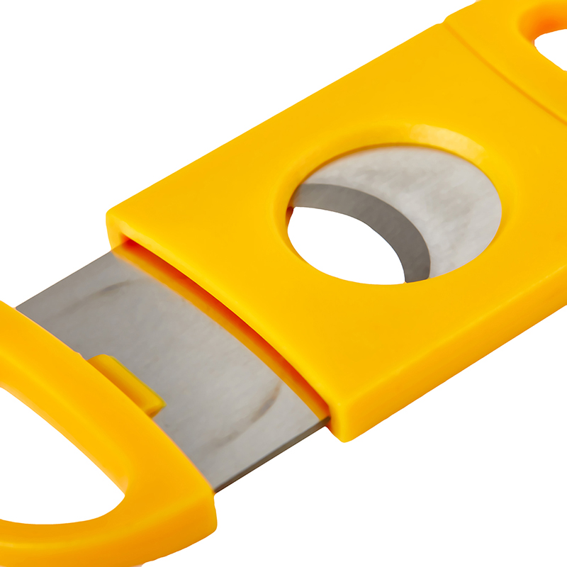 3Pcs/lot Plastic Cigar Cutter Pocket Zigarren Double Blades Smoking Cutting T St