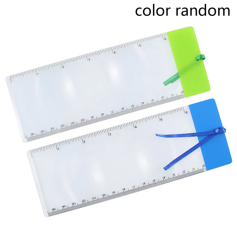 Handheld Magnifying Glass Business Card Type 3X Bookmark Magnifying ...