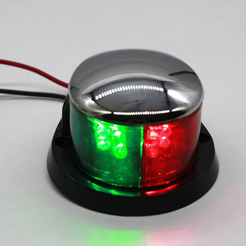 Luci Barca Rosso Verde 12V LED Arco Navigazione Luce Segnale Vela Verde LigAH