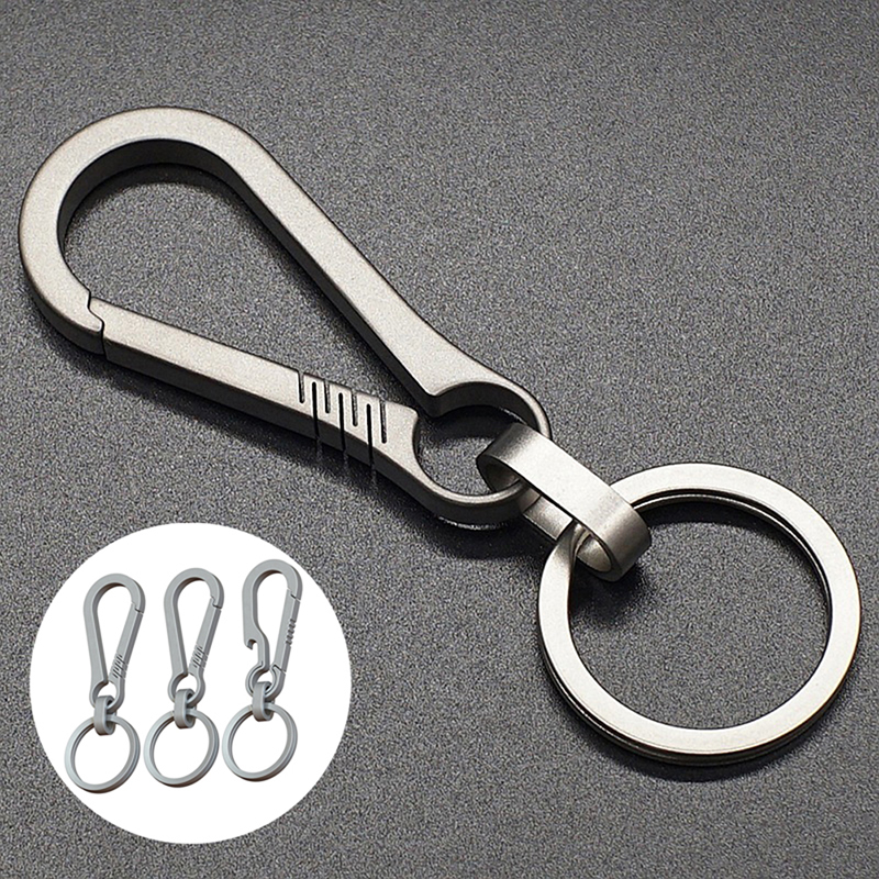 Titanium Buckles Titanium Alloy Keychain Tiranium Buckle Key Ring MG Th
