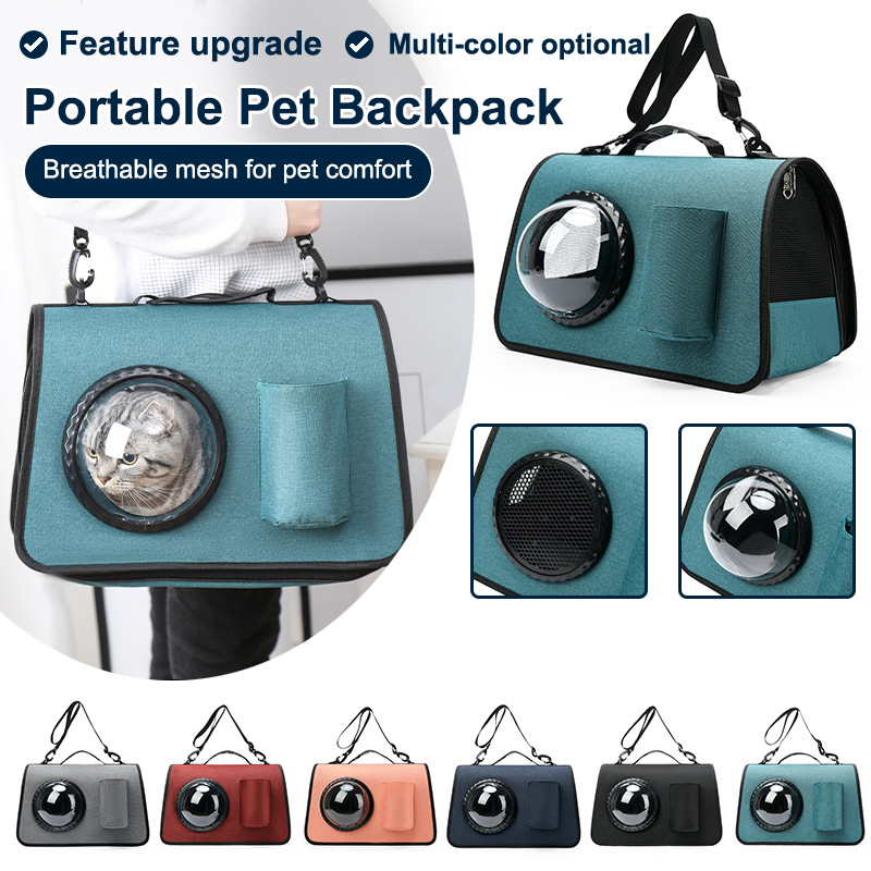 Borsa a mano portatile pieghevole capsula spaziale per animali domestici borsa da viaggio traspirante ZK