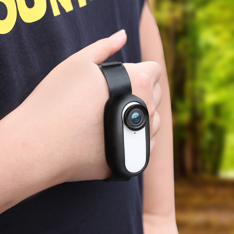 Cinghia da polso in silicone per fotocamera sportiva Insta360 GO2 braccialetto montaggio fotocamera sportiva Th