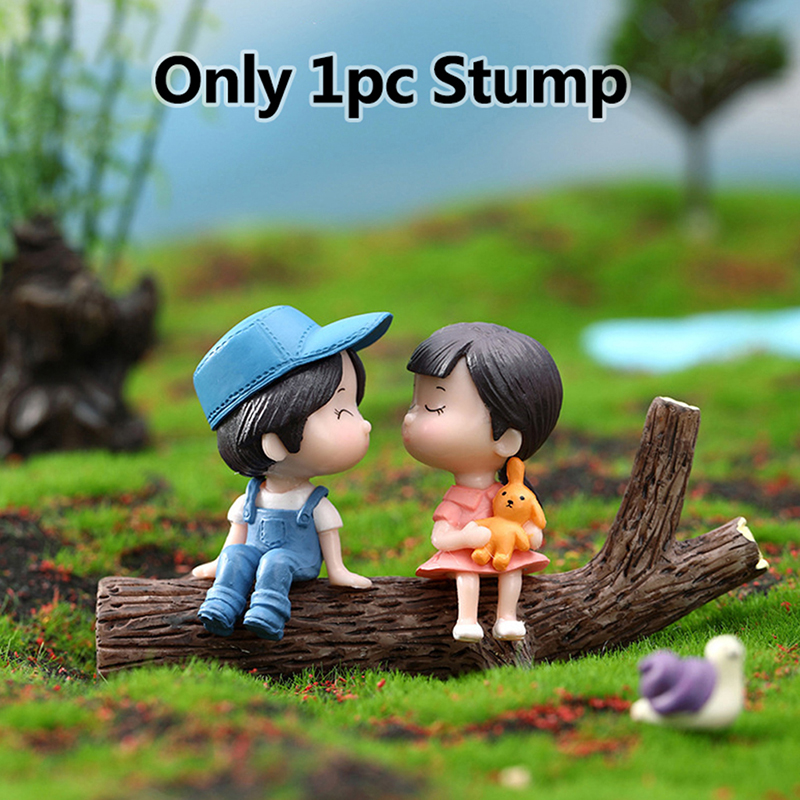 1Pc Cartoon Realistic Tree Stump Micro Landscape Resin Crafts Diy AccessoriSA | eBay