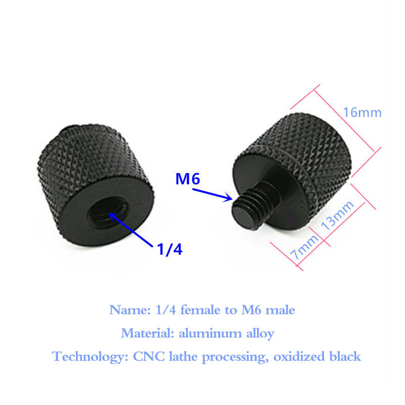 Vite di montaggio treppiede doppio dadi 1/4 a M4 M5 M6 M8 M10 adattatore staffa proiettore r