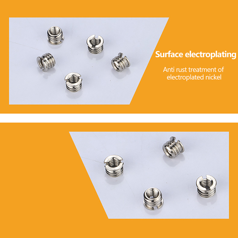 1/4 to 3/8 Inch Universal Camera Adapter Conversion Screw for DSLR Accessories