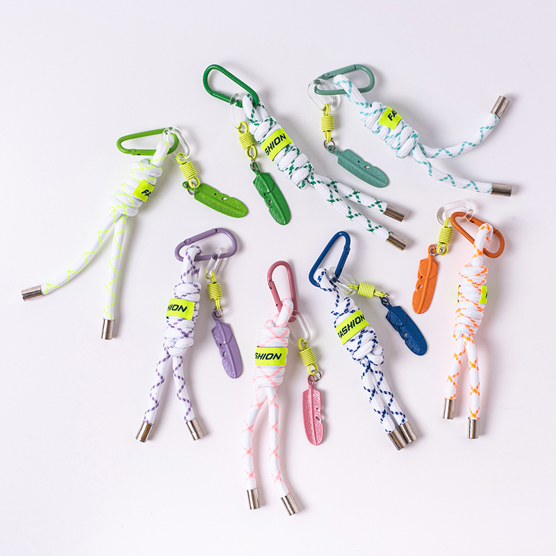 Gancio/borsa da arrampicata fibbia fluorescente intrecciata chiave multifunzione cordino/borsa Th