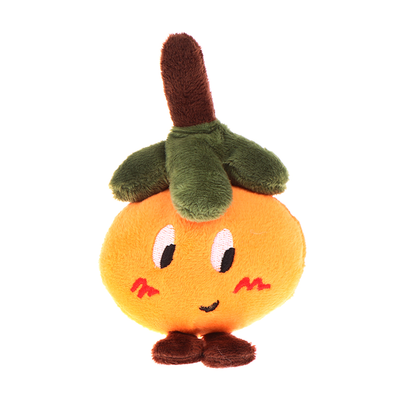 Cartoon Fruit Persimmon Soft Stuffed Doll Keychain Bag Pendant Plush Decor To Pe