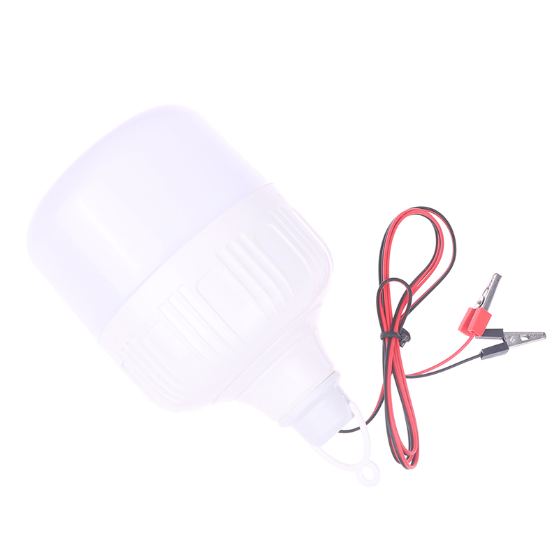 12V 40W Bulb Light With Wire Clip Led Light Night Market Battery High ...