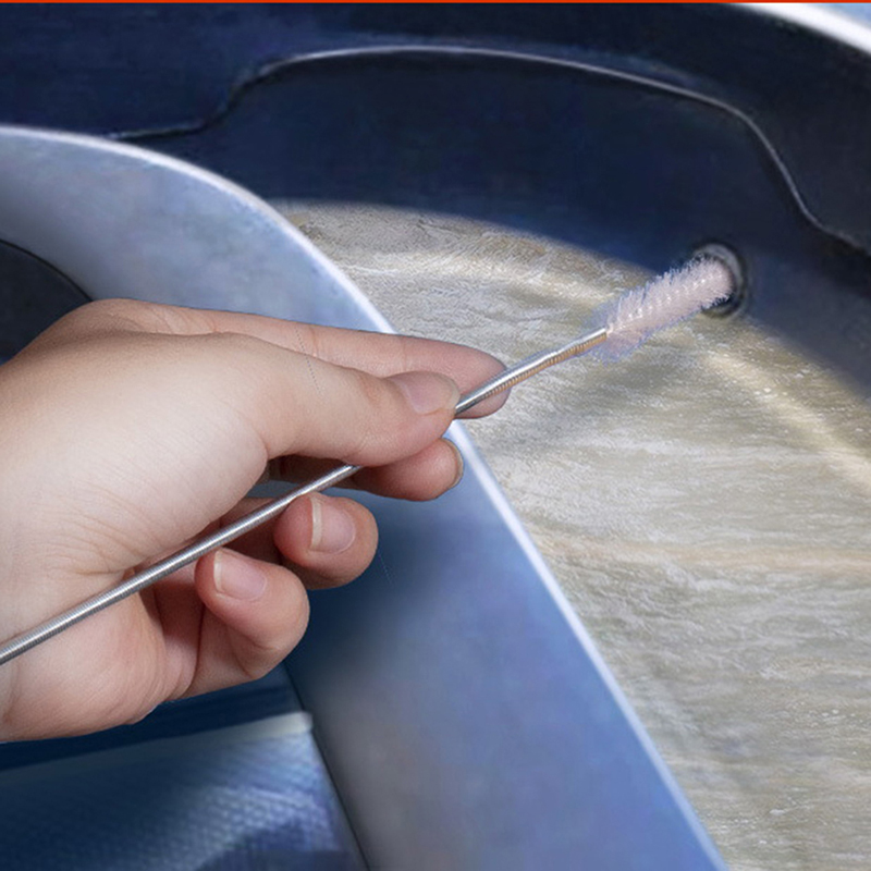 Car Sunroof Door Windshield Cleaning Brush Drain Hole Blocked Auto Drain Pipe