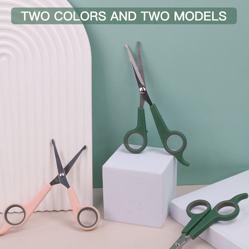 Forbici professionali per peli di animali domestici acciaio inox forbici per la cura con punta rotonda