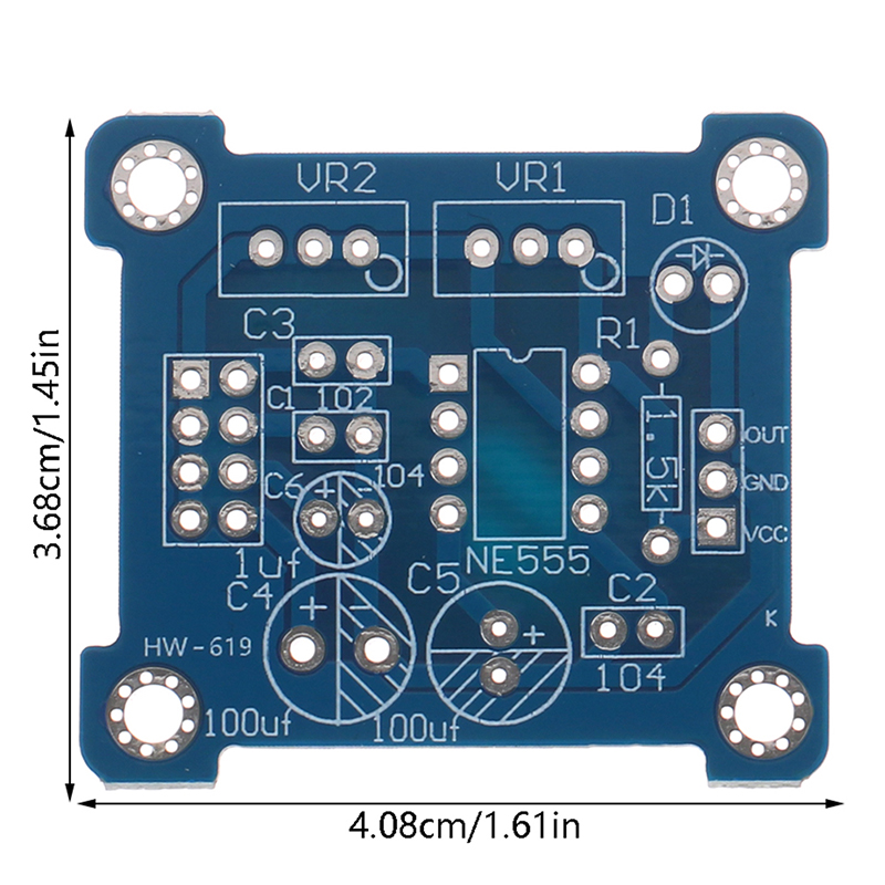 NE555 PULSE GENERATOR Pulse Starter Duty Cycle and Frequency Adjustable ... NE555 PULSE GENERATOR Pulse Starter Duty Cycle and Frequency Adjustable ...
