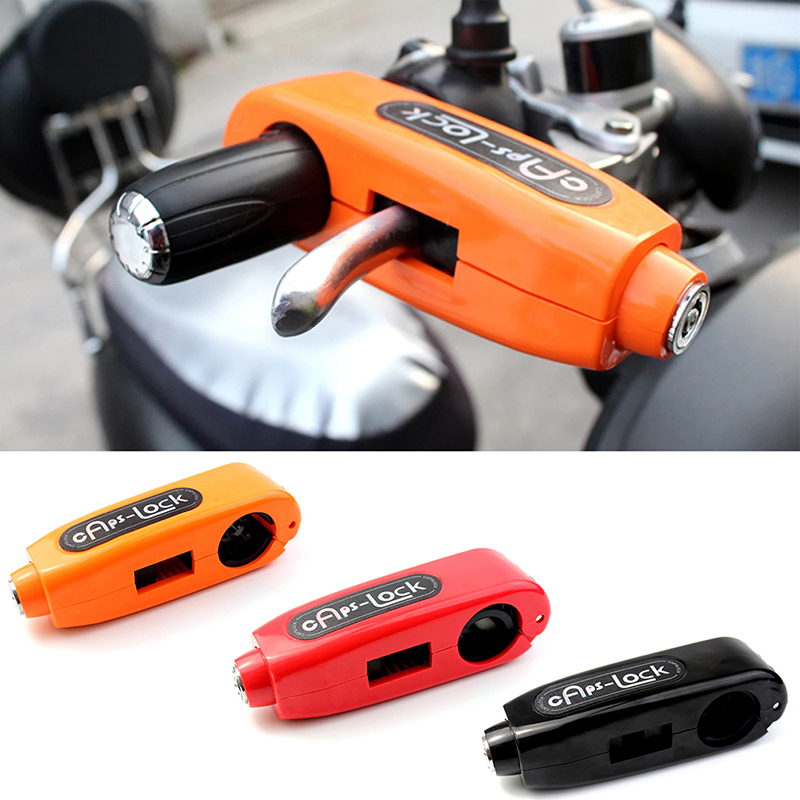 Universal Motorcycle Handlebar Lock CNC Security Safety Locks Anti ...