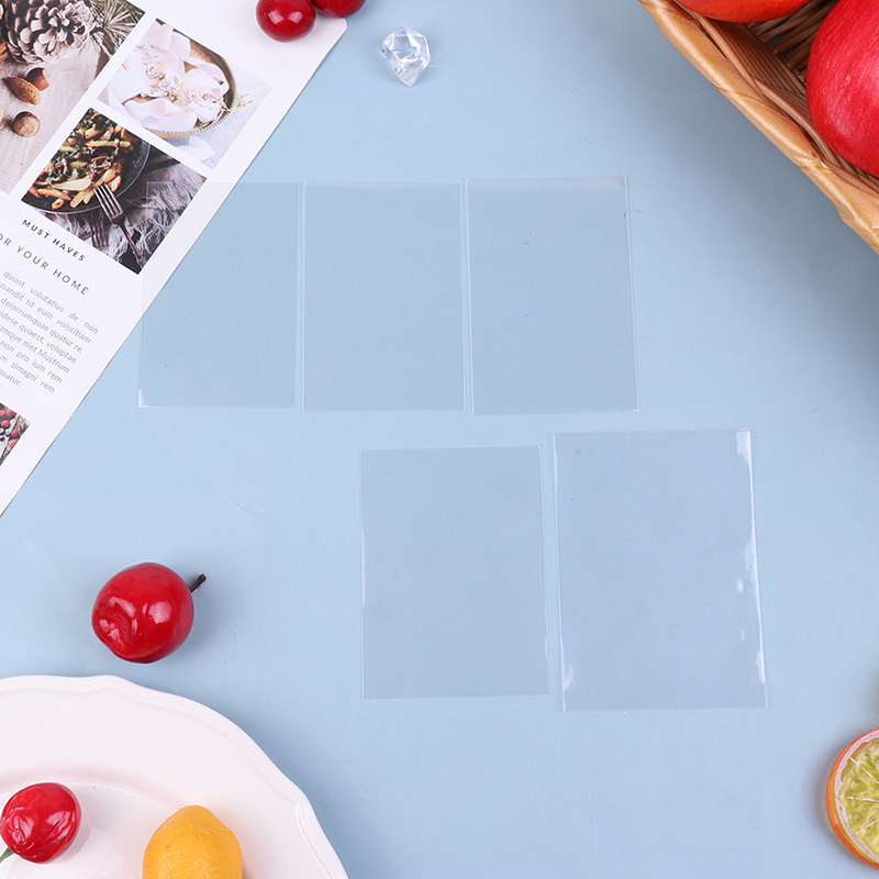 20pcs Korea Card Sleeves Photocard Holographic Protector Film Album Binder wi