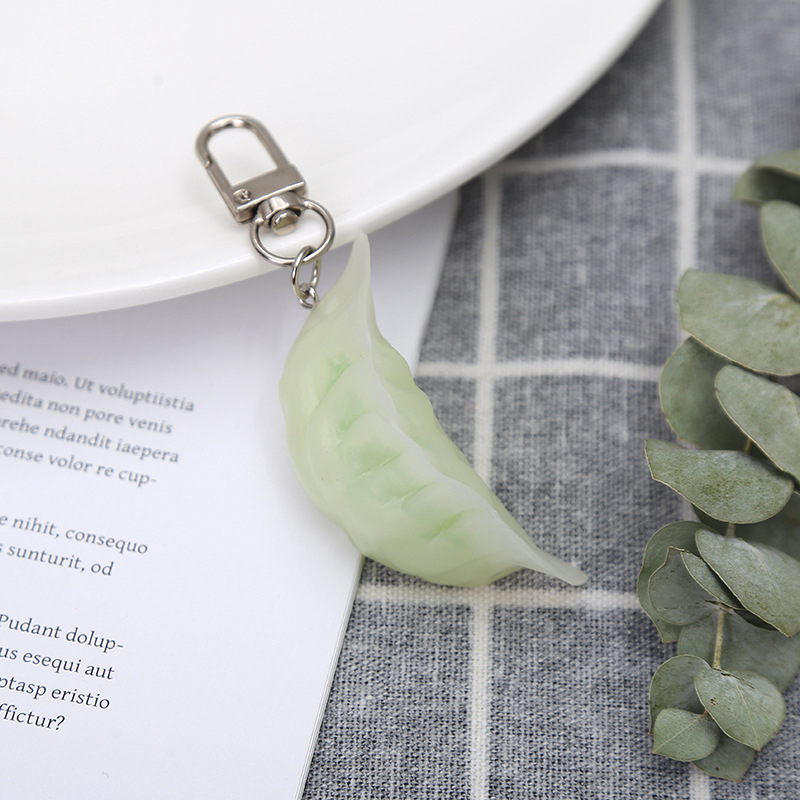 Simulazione PVC Modello Gnocchi Portachiavi Delizioso Ciondolo Ciondolo Borsa Ornamento Gi ZK