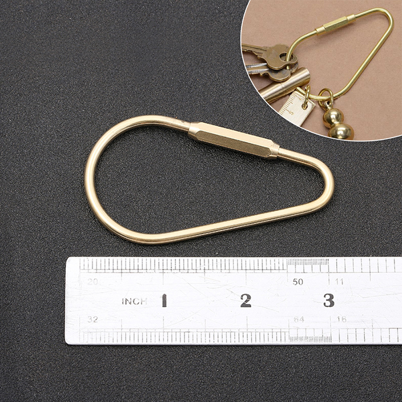 Portachiavi Ottone Con Stile Drop Portachiavi Campeggio Sopravvivenza Campeggio