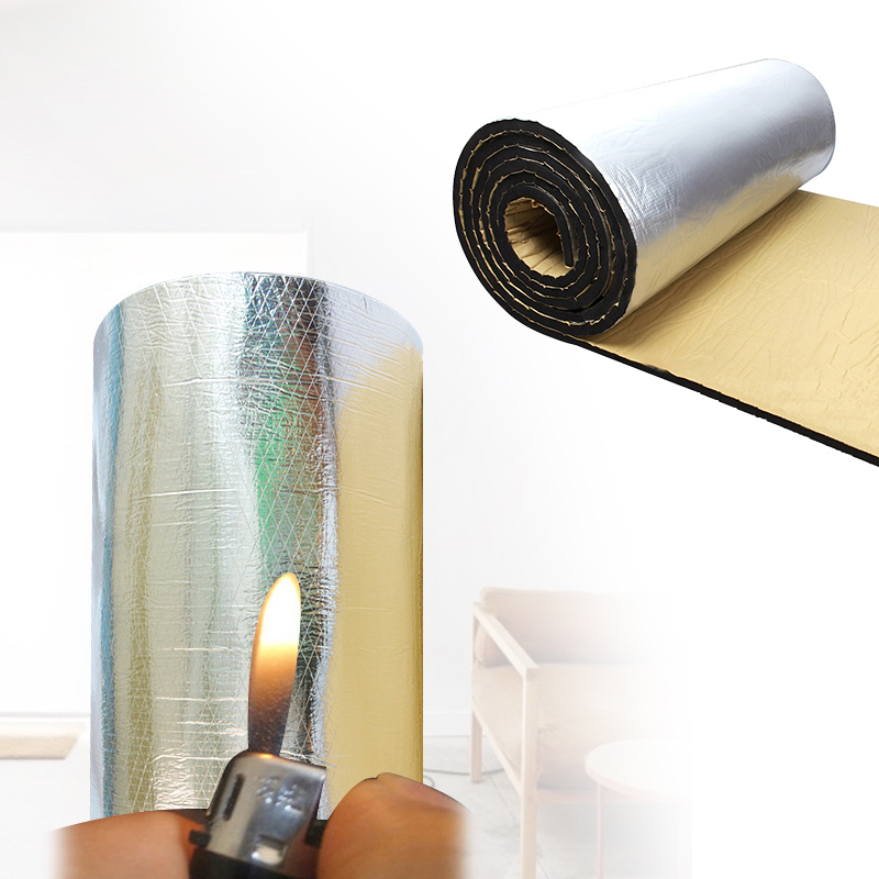 50cm*100Car Sound Mat Proofing Deadener Heat Noise Insulation Deadening Mat Hood