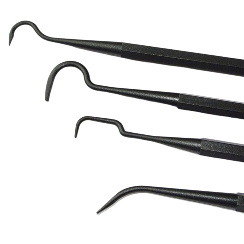 4pcs Multipurpose Car Detailing Cleaning Tool Nylon Pick Set Gun Cleaning Hook