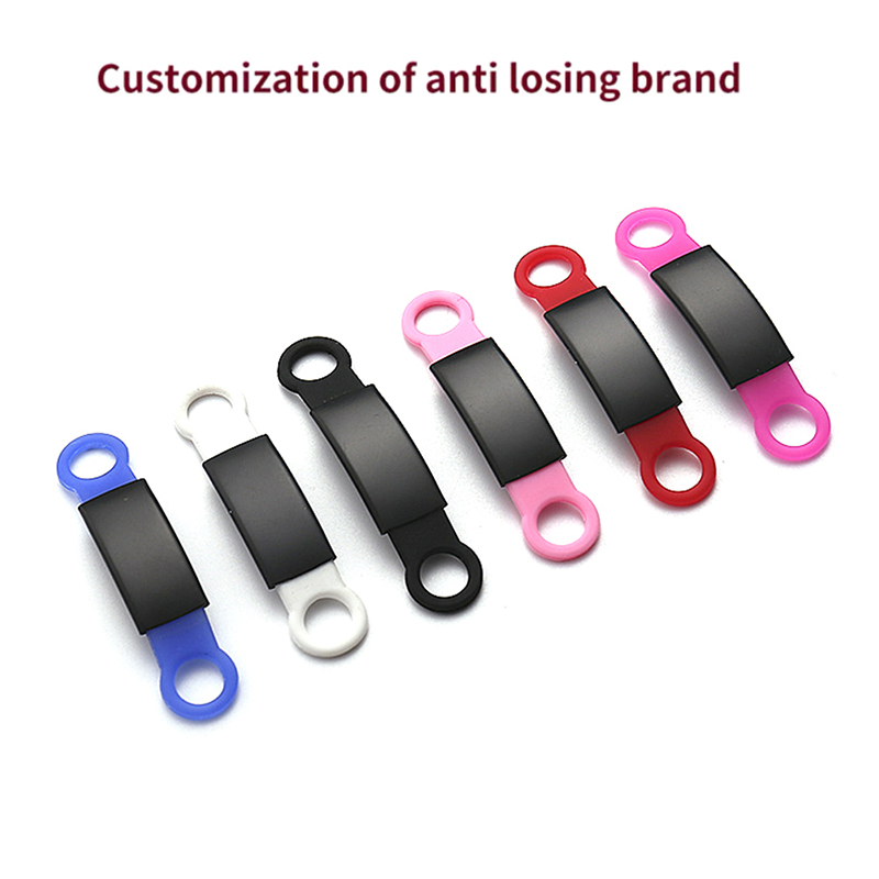 Etichetta cane animale domestico silicone acciaio inox cane etichetta ID incisa collare cane wi