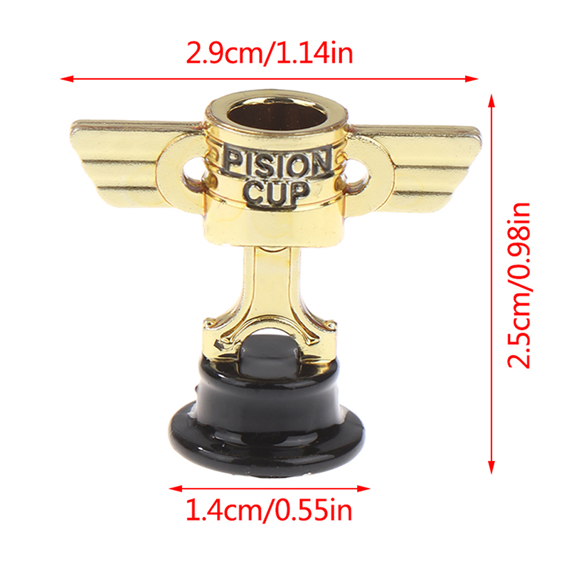 PISTON CUP Gold Championship Trophy Model Toys Christmas Gift for Child ...