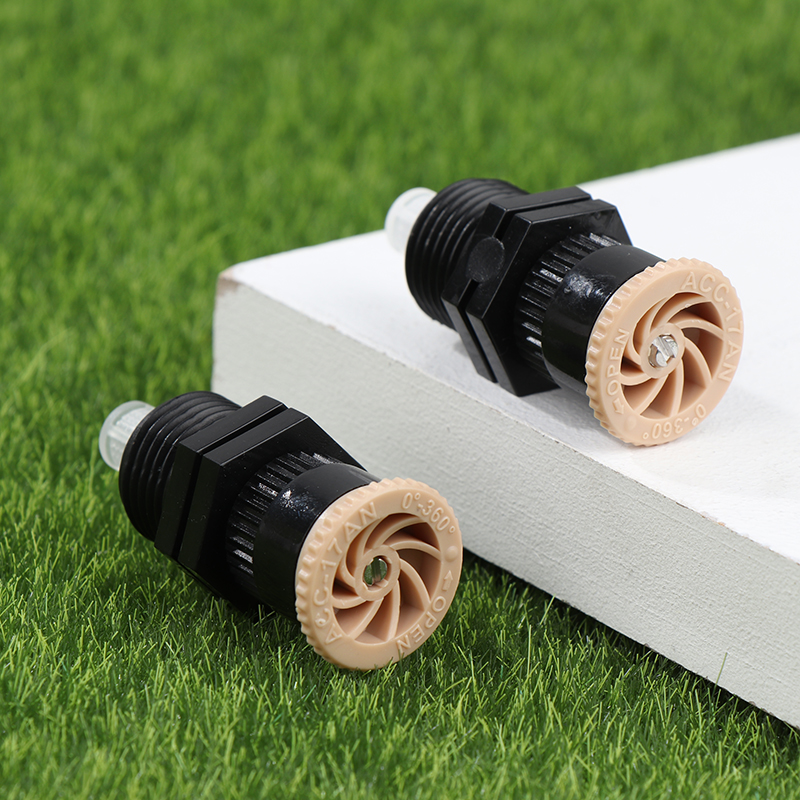 1Pc Sprinkler With 1/2 Inch Plastic 0-360 Degrees Adjustable Irrigation Nozz  F3