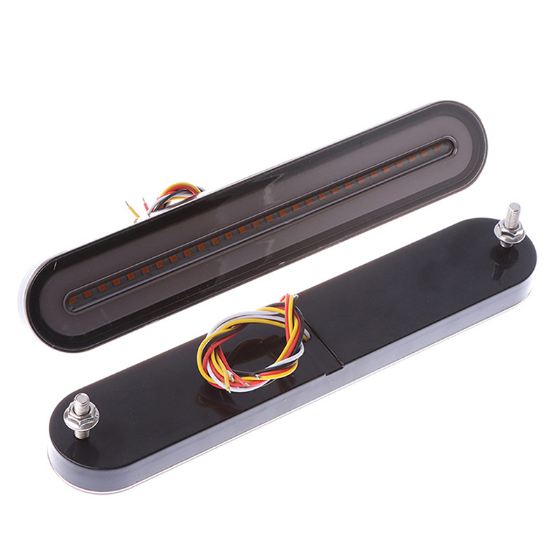 100 LED bicolore flusso acqua luce sterzo luce posteriore luce gialla acqua corrente