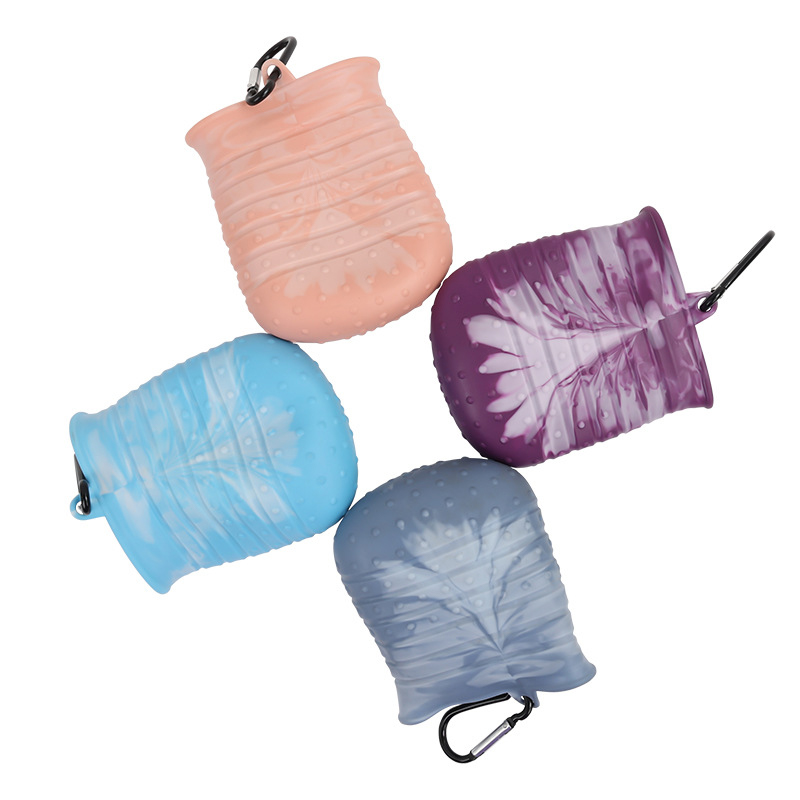 Tazza pulitore zampe cane morbida animale domestico cane pulizia piedi tazza spazzola portatile wi