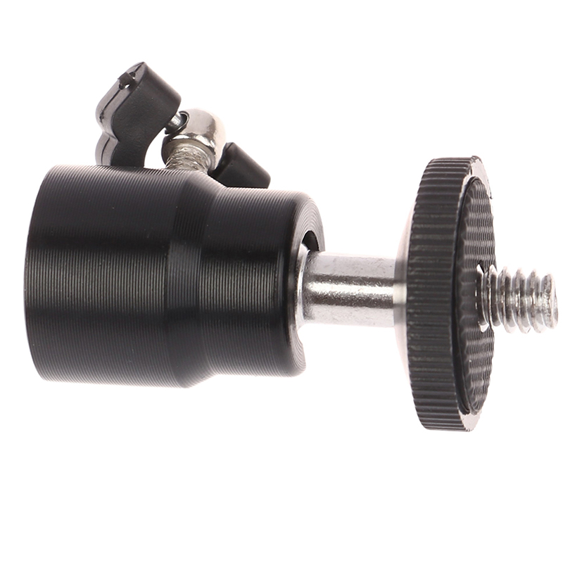 Supporto staffa flash mini fotocamera attacco scarpa adattatore treppiede testa a sfera Th