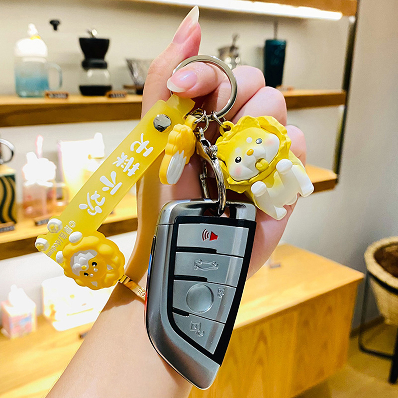 Ciondolo Portachiavi Elfo Verdura Cane Bella Bambola Cane Cavolo Giocattolo Borsa Portachiavi Auto