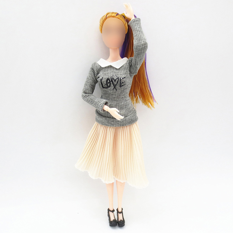 1Set 30 cm Doll Dream Doll Daily Temperament Skirt Set Dold Dolding Doll Rega EI