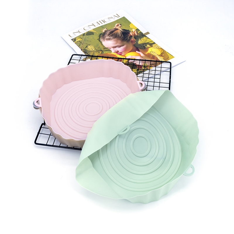 Pad fodere friggitrice ad aria in silicone quadrato riutilizzabile pentola vassoio calore cibo Bak Th