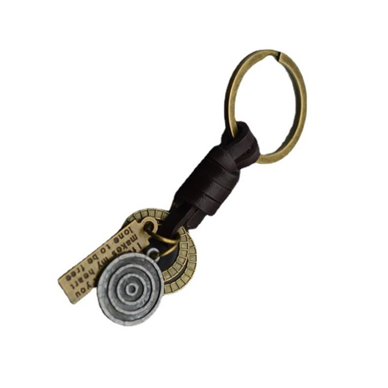 Ciondolo Multiplo Sospensione Pelle Portachiavi Portachiavi Moda per Chiavi Auto